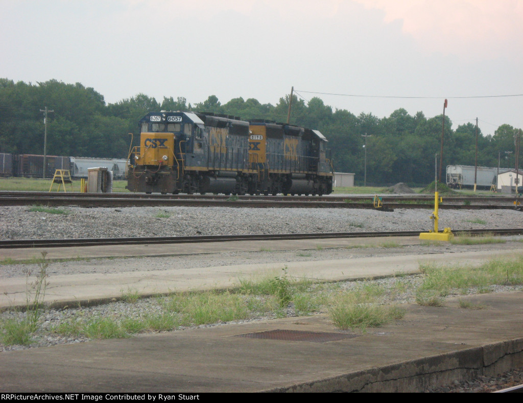 EMDs sitting in CSX's Florence Yard.
